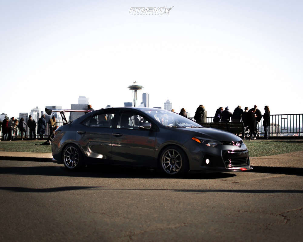 2016 Toyota Corolla S with 17x7.5 XXR 527 and Bridgestone 215x45 on ...