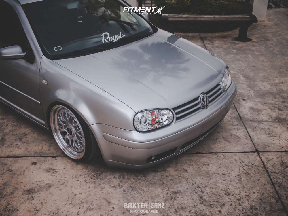 2001 Volkswagen GTI Base with 18x9.5 Rotiform Lsr and 215x35 on Air ...