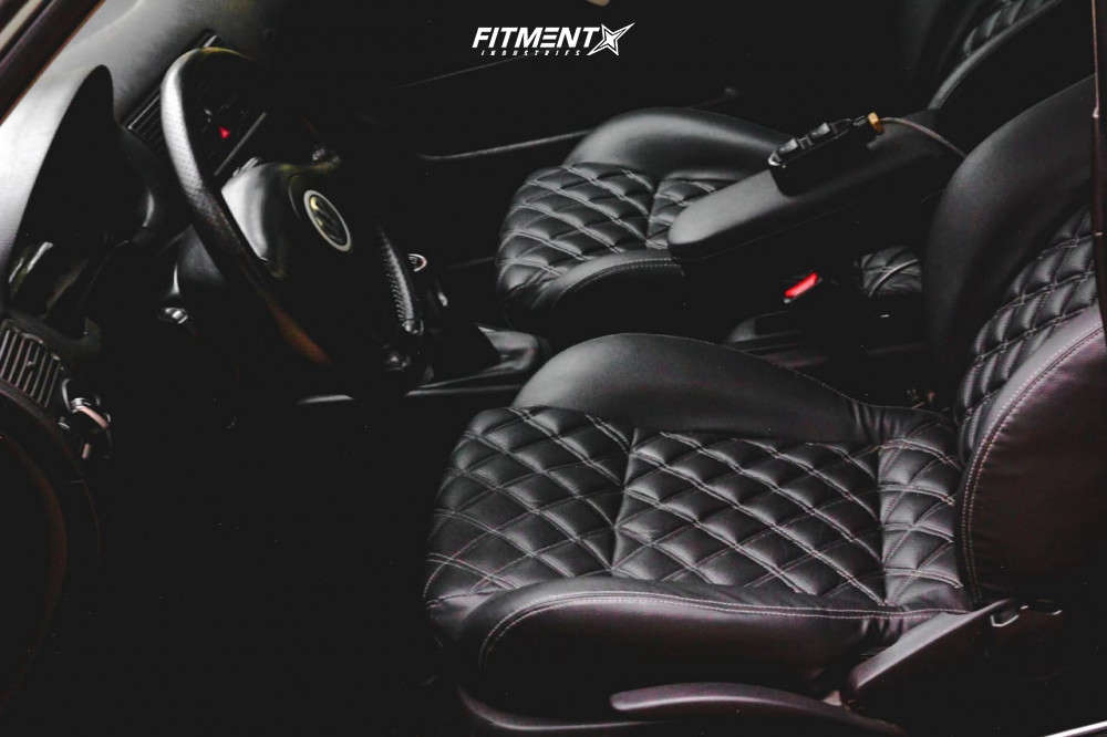 2001 Volkswagen GTI Base with 18x9.5 Rotiform Lsr and 215x35 on Air ...