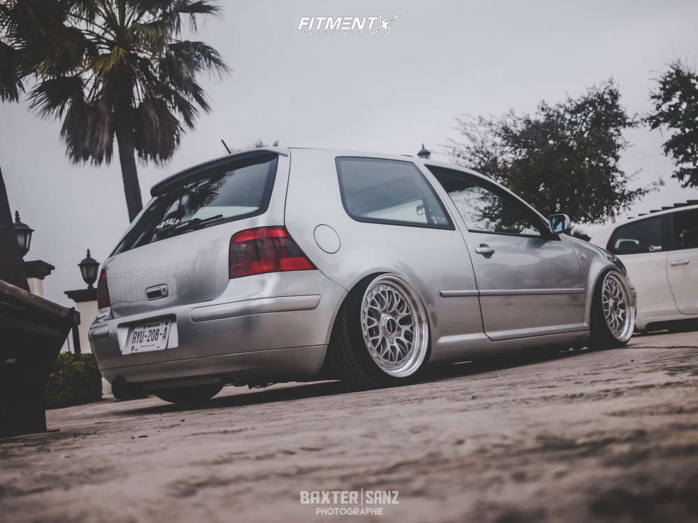 2001 Volkswagen GTI Base with 18x9.5 Rotiform Lsr and 215x35 on Air ...