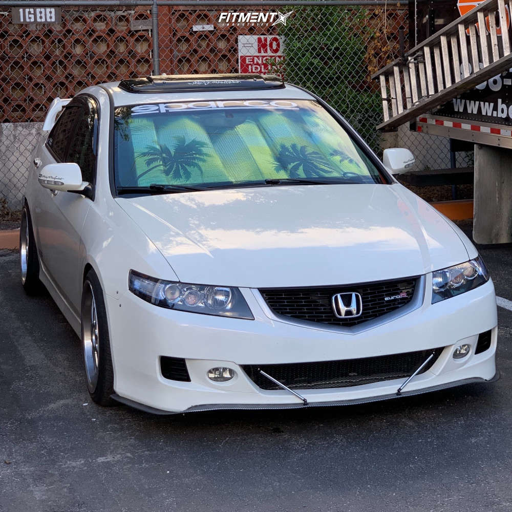 2007 Acura TSX Base with 18x9.5 TSW Tremblant and Michelin 225x45 on ...