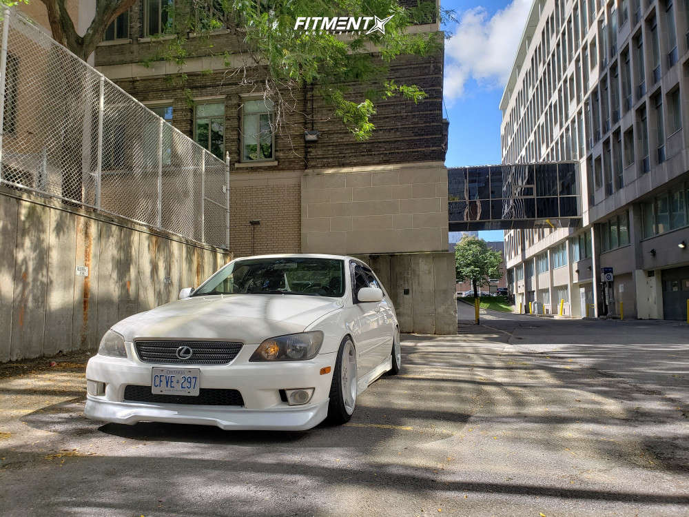 2001 Lexus IS300 Base with 18x9 Work Ryver and Evergreen 215x40 on ...