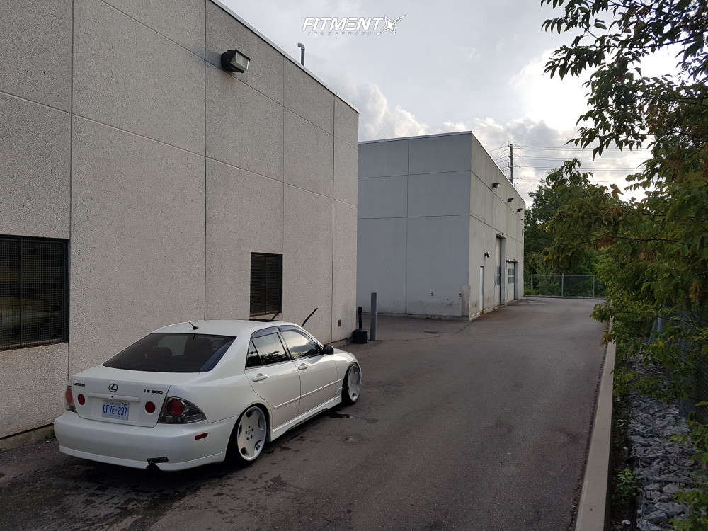 2001 Lexus IS300 Base with 18x9 Work Ryver and Evergreen 215x40 on ...