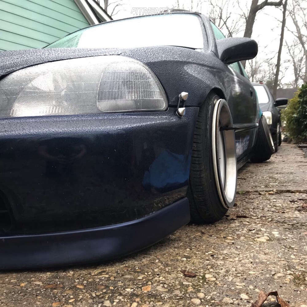 1998 Honda Civic CX with 15x8 Diamond Racing Sc Series and Federal ...