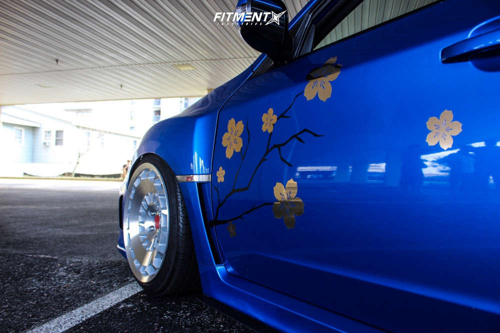 2010 Subaru WRX STI Base with 18x9.5 Rotiform Ccv and Michelin 225x40 ...