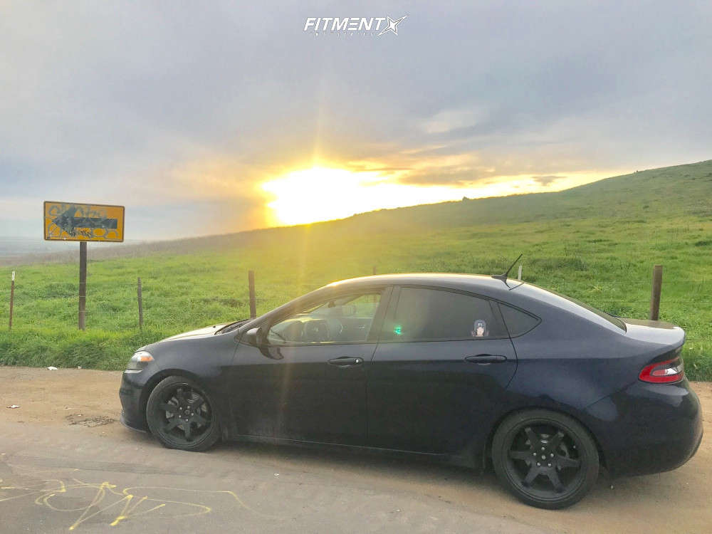 2016 Dodge Dart SXT with 18x8.5 Miro Type 198 and Lexani 225x40 on ...