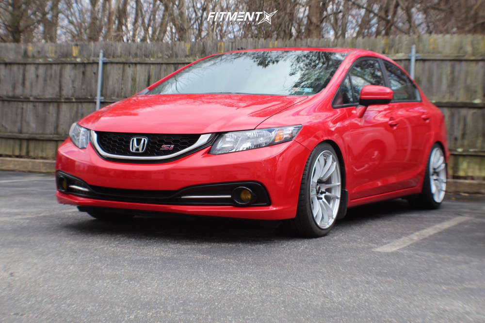 2015 Honda Civic Si with 18x8.5 Gram Lights 57xtreme and Hankook 225x40 ...