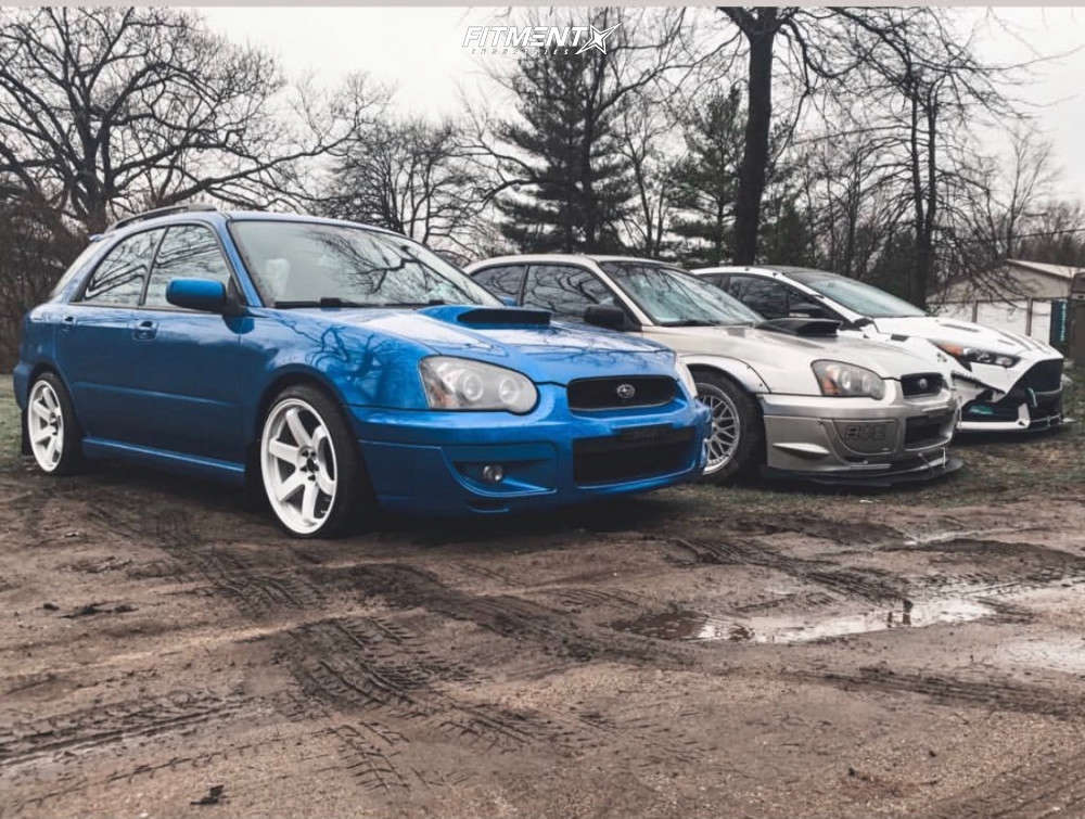2005 Subaru Impreza WRX with 18x8.5 JNC JNC014 and Vercelli 215x35 on ...
