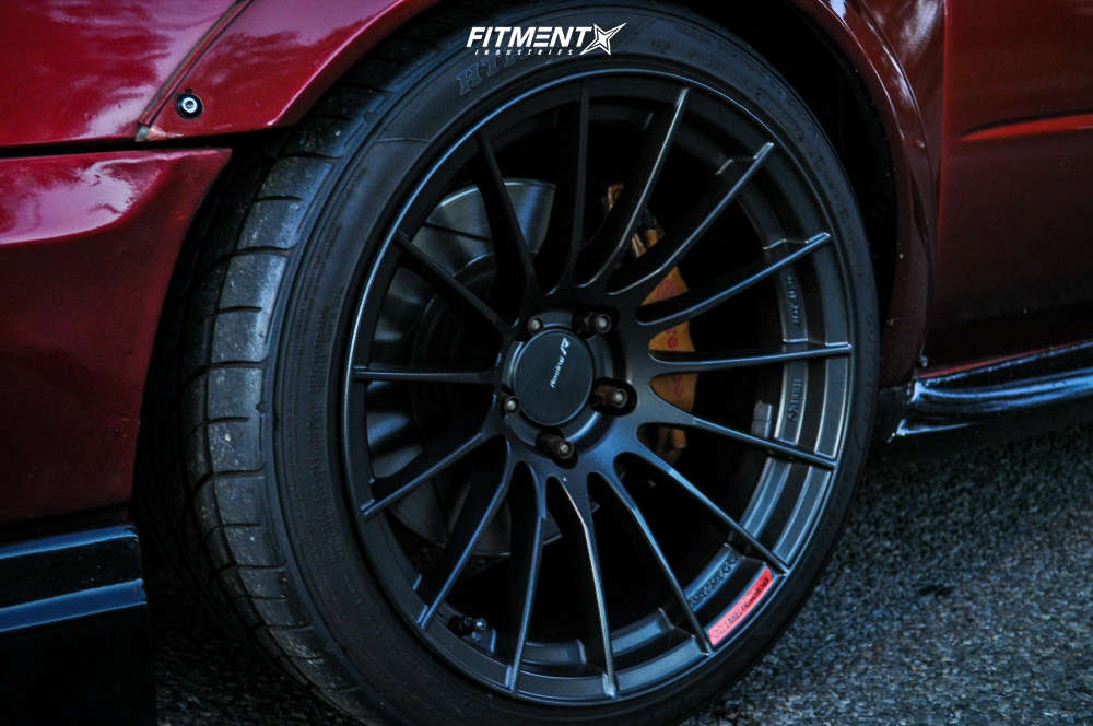 2005 Subaru WRX STI Base with 18x11 Enkei Rs05-rr and Sumitomo 295x30 ...
