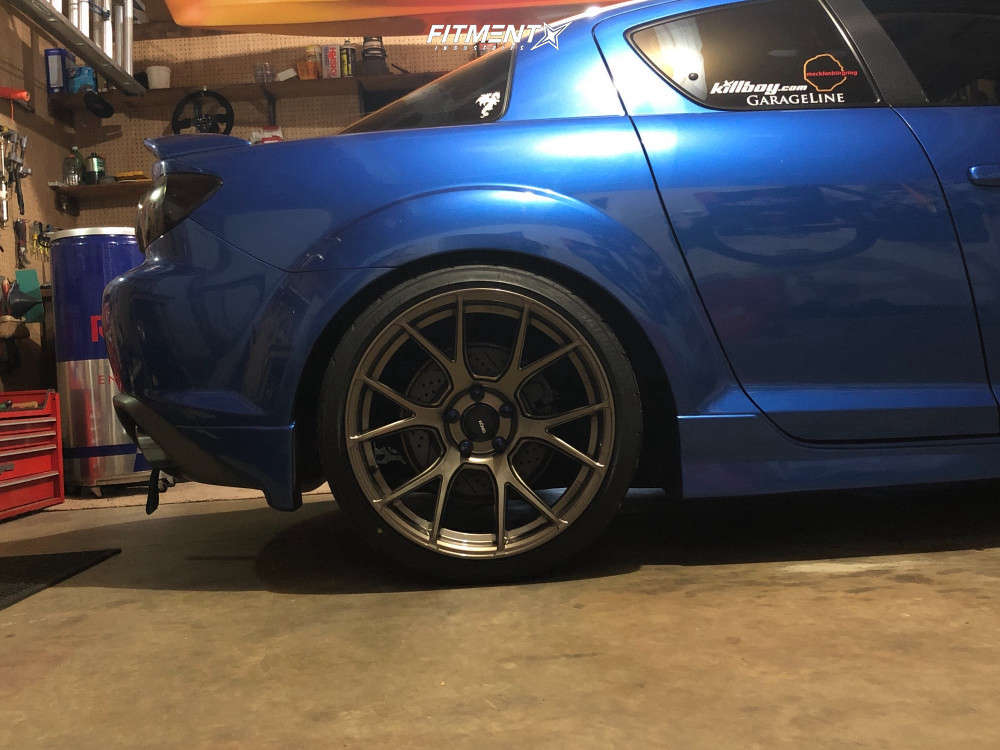 2005 Mazda RX-8 Base with 19x10.5 Konig Ampliform and Bridgestone ...