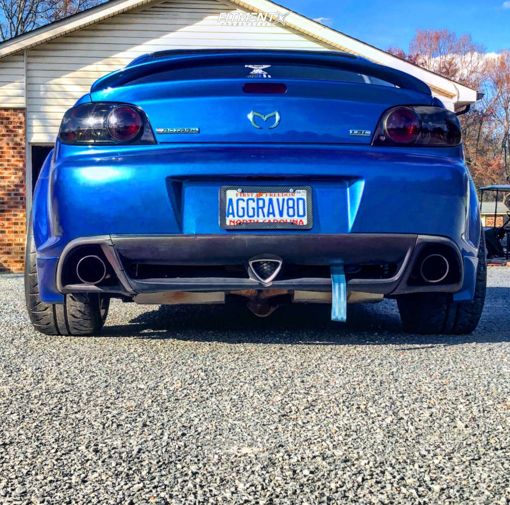 2005 Mazda RX-8 Base with 19x10.5 Konig Ampliform and Bridgestone ...
