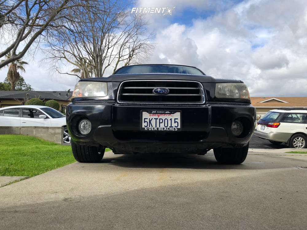 2005 Subaru Forester XT with 18x8.5 Varrstoen Es2 and Westlake 245x40 ...