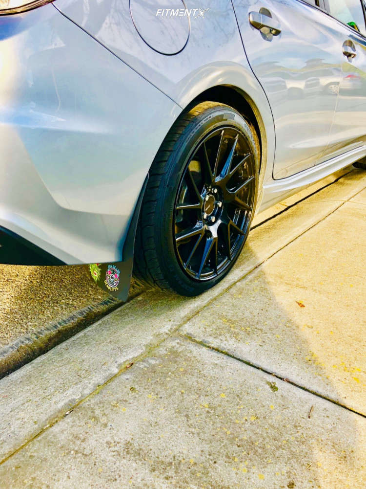 2018 Subaru Impreza Sport with 18x8 Enkei Tm7 and General 225x40 on ...