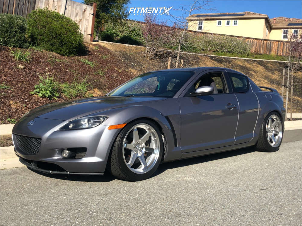 2004 Mazda RX-8 Base with 18x9.5 ESR Sr07 and Nitto 245x40 on Coilovers ...