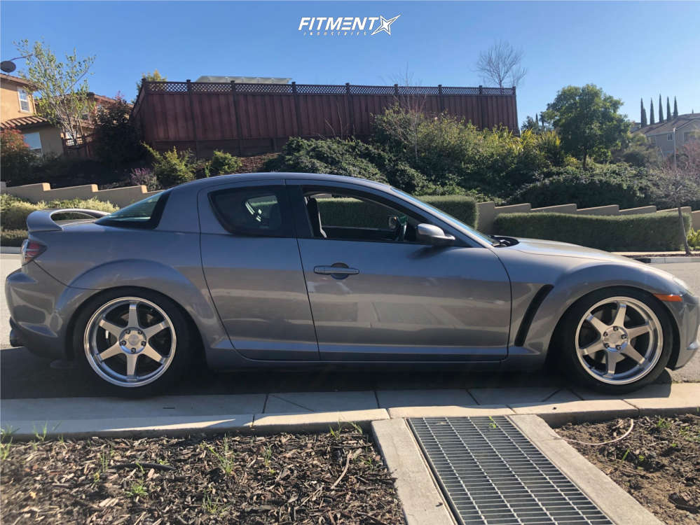 2004 Mazda RX-8 Base with 18x9.5 ESR Sr07 and Nitto 245x40 on Coilovers ...