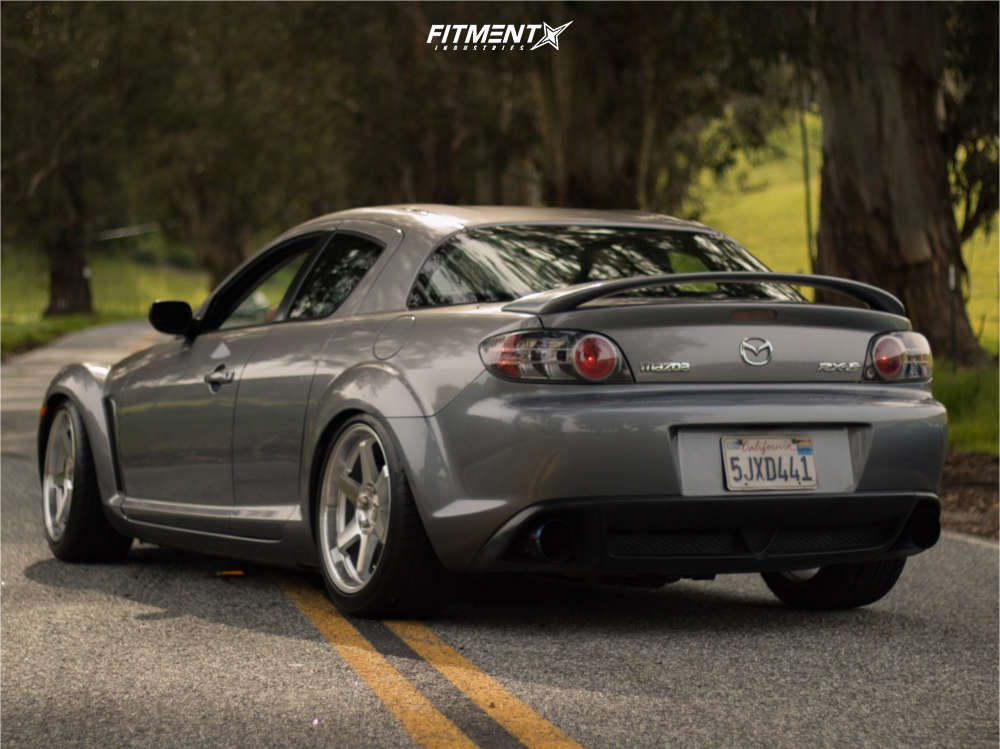 2004 Mazda RX-8 Base with 18x9.5 ESR Sr07 and Nitto 245x40 on Coilovers ...