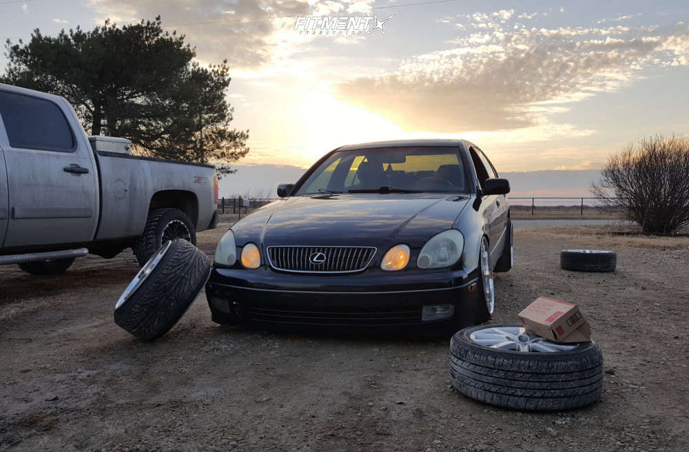 2001 Lexus GS430 Base with 19x10 Leon Hardiritt Waffe and Achilles ...