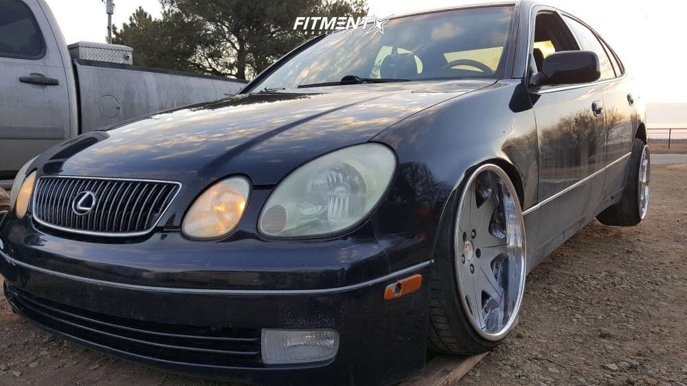 2001 Lexus GS430 Base with 19x10 Leon Hardiritt Waffe and Achilles ...