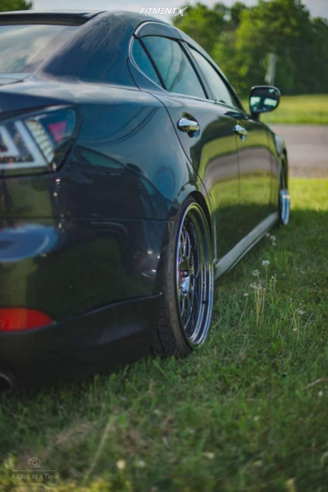 2008 Lexus IS250 4dr Sedan (2.5L 6cyl 6A) with 19x9.5 ESR Sr01 and ...