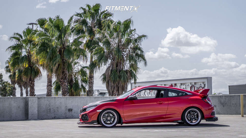 2018 Honda Civic Si with 18x8 SSR Sp1 and Toyo Tires 225x40 on Lowering Springs | 652078 ...
