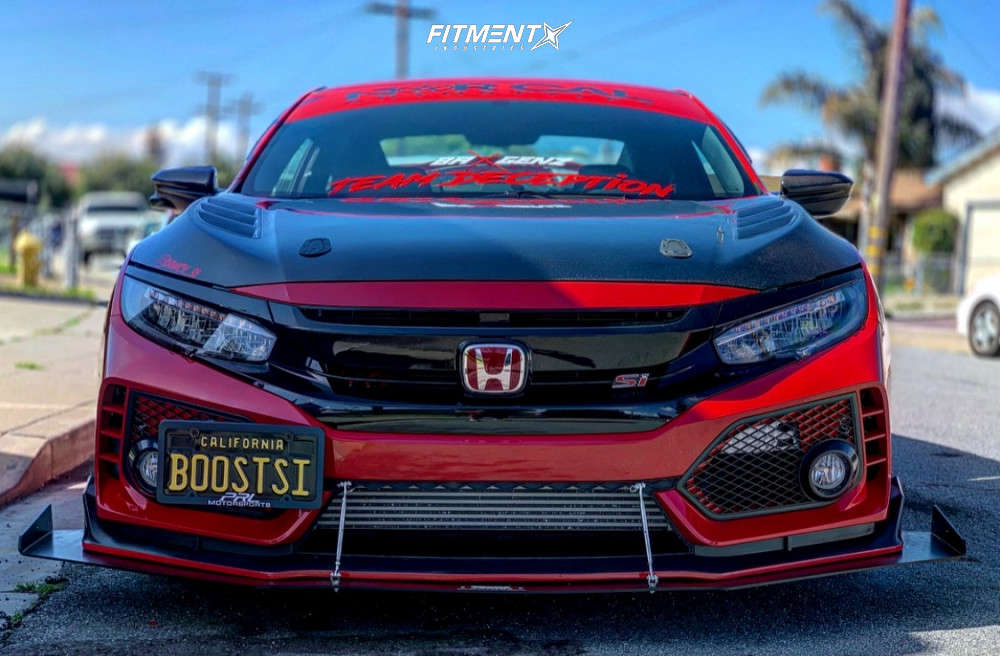 2018 Honda Civic Si with 18x8 SSR Sp1 and Toyo Tires 225x40 on Lowering Springs | 652078 ...