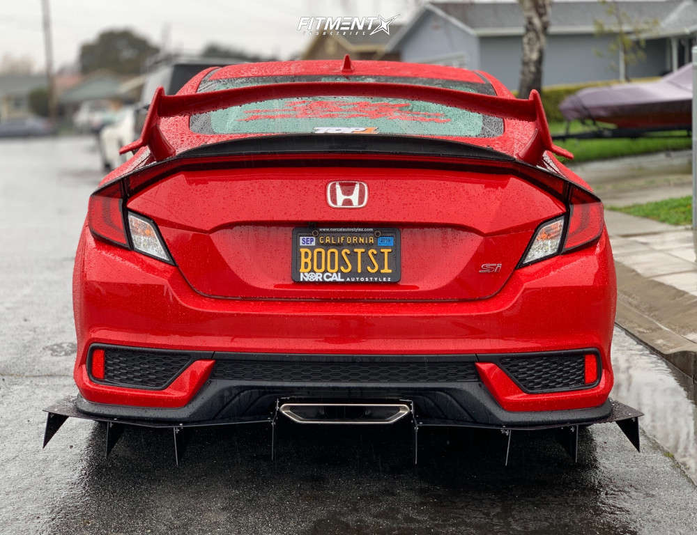 2018 Honda Civic Si with 18x8 SSR Sp1 and Toyo Tires 225x40 on Lowering Springs | 652078 ...