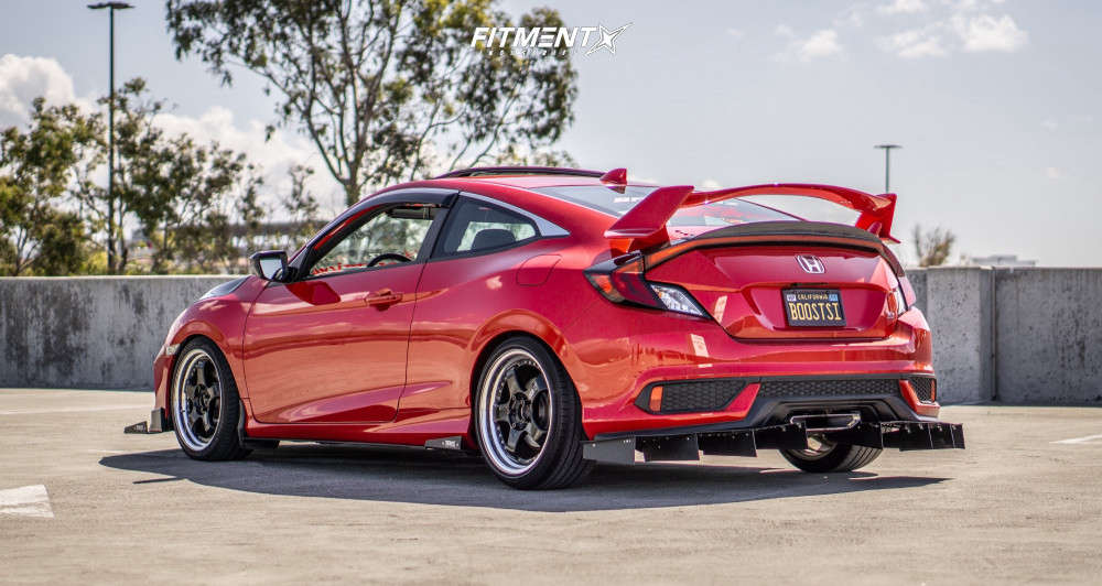 2018 Honda Civic Si with 18x8 SSR Sp1 and Toyo Tires 225x40 on Lowering Springs | 652078 ...