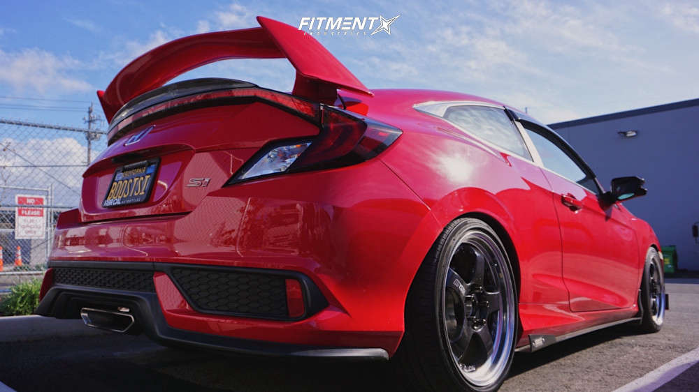 2018 Honda Civic Si with 18x8 SSR Sp1 and Toyo Tires 225x40 on Lowering Springs | 652078 ...