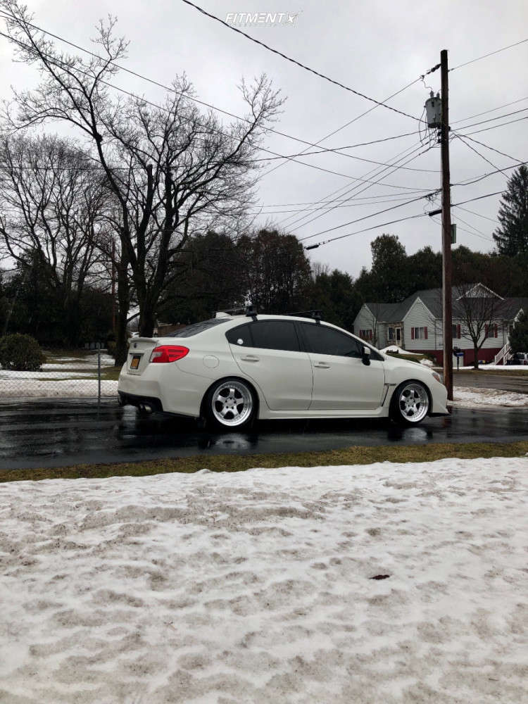 2015 Subaru WRX Limited with 18x9.5 ESR Sr06 and Federal 225x35 on ...