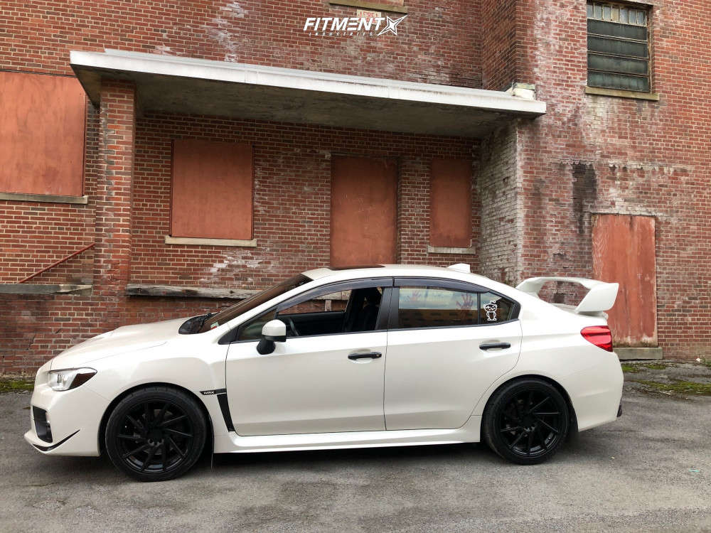 2015 Subaru WRX Premium with 18x8.5 F1R F29 and Firestone 245x45 on ...