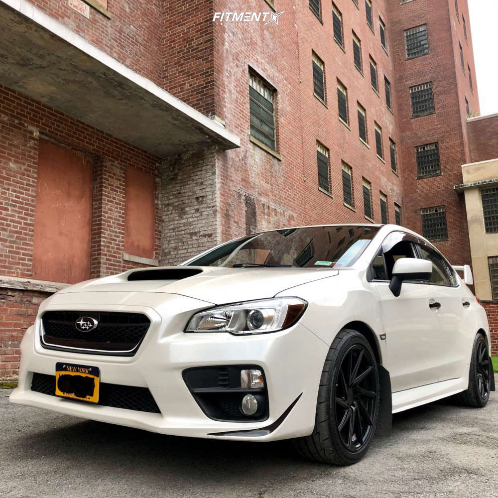 2015 Subaru WRX Premium with 18x8.5 F1R F29 and Firestone 245x45 on ...