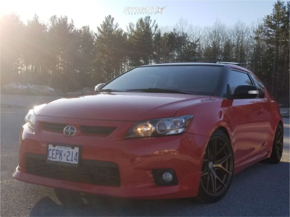 2013 Scion TC Base with 18x8 Fast Wheels FCO4 and Michelin 235x40 on ...