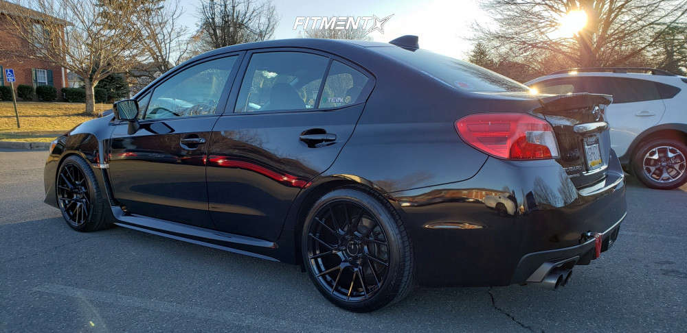 2017 Subaru WRX Base with 18x9.5 Enkei Tm7 and Continental 255x35 on ...