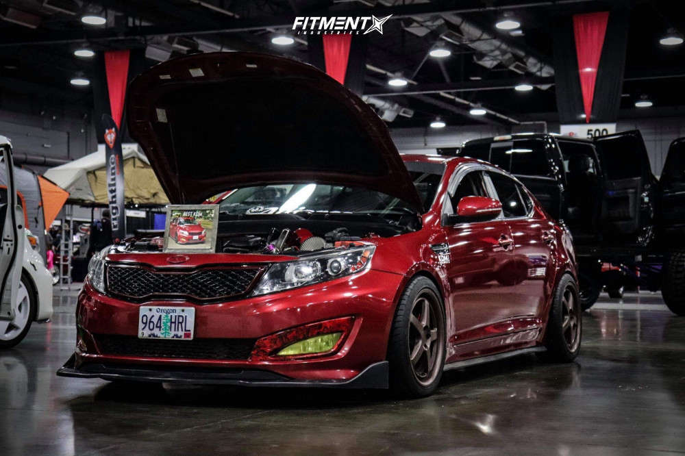 2012 Kia Optima SX with 18x8.5 TSW Carthage and Federal 225x40 on ...