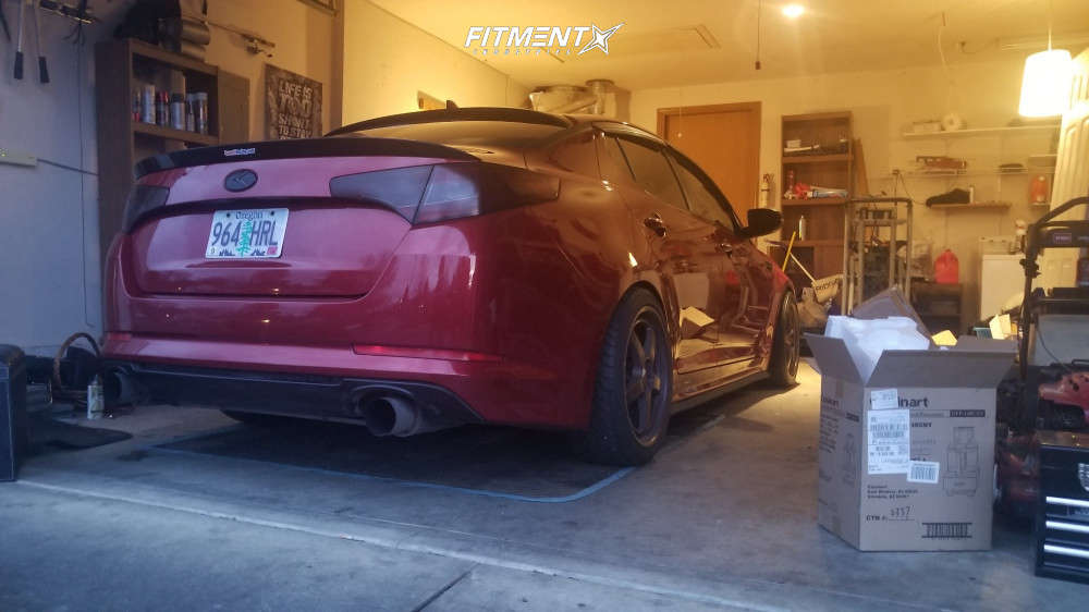 2012 Kia Optima SX with 18x8.5 TSW Carthage and Federal 225x40 on ...