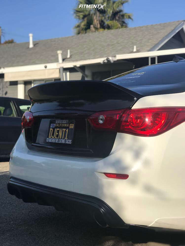 2014 INFINITI Q50 Premium with 20x9 Aodhan Ls007 and Toyo Tires 245x35 on Lowering Springs ...