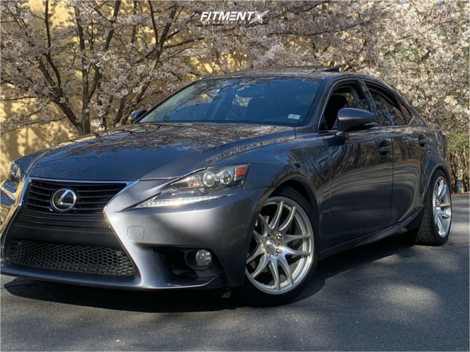 2014 Lexus IS250 Base with 18x8.5 ESR Sr08 and Michelin 205x40 on ...