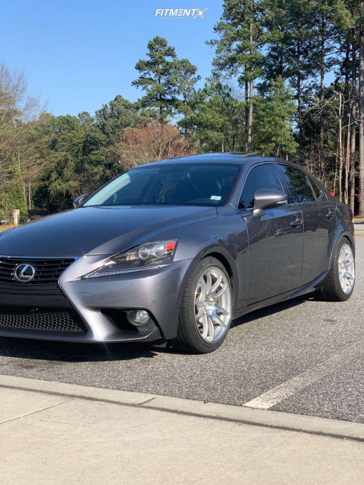 2014 Lexus IS250 Base with 18x8.5 ESR Sr08 and Michelin 205x40 on ...