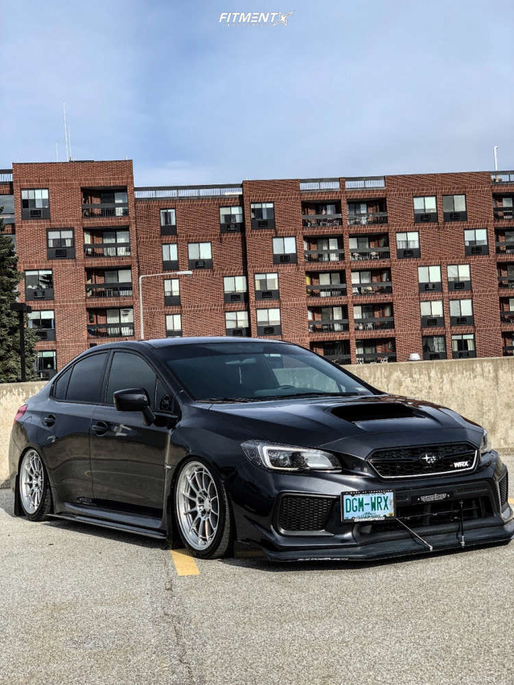 2018 Subaru WRX Base with 18x9.5 Enkei Nt03 and Hankook 255x35 on Air ...