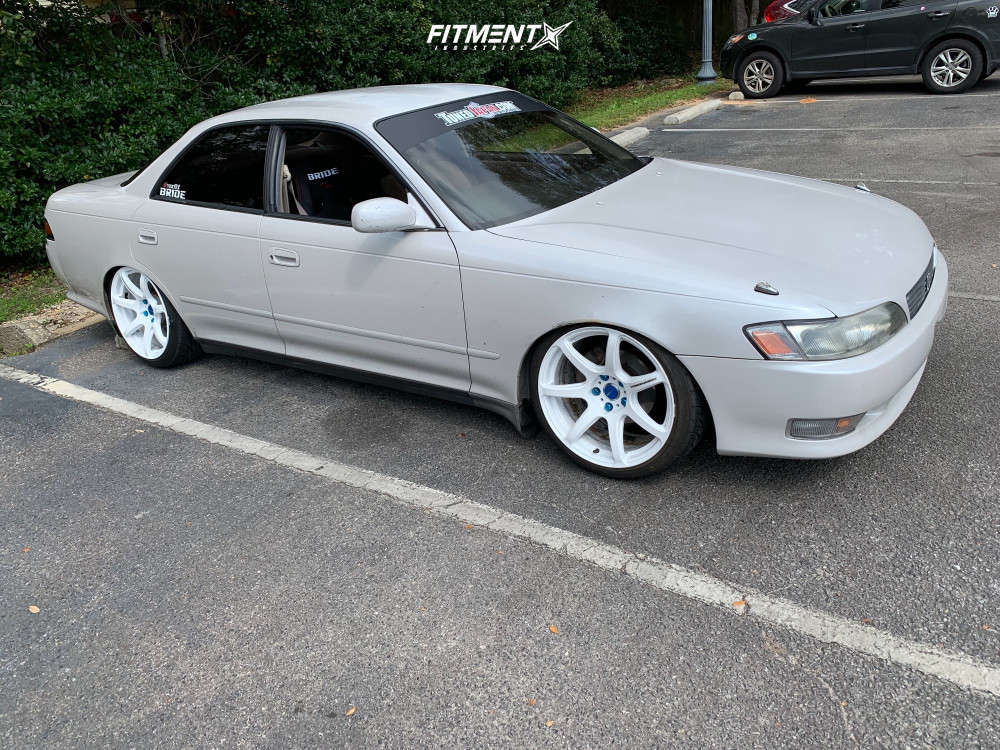 1993 Toyota Chaser Base with 18x9.5 Work Emotion T7r and Federal 245x30 ...