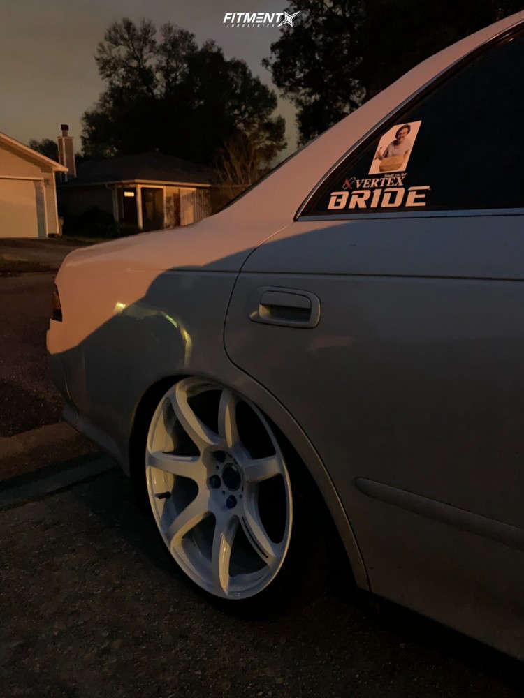 1993 Toyota Chaser Base with 18x9.5 Work Emotion T7r and Federal 245x30 ...