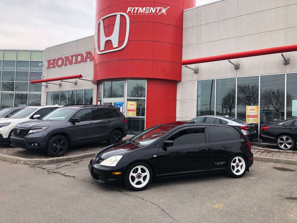 2003 Honda Civic SiR with 16x7 Rota Slipstreams and Aelous 205x55 on ...