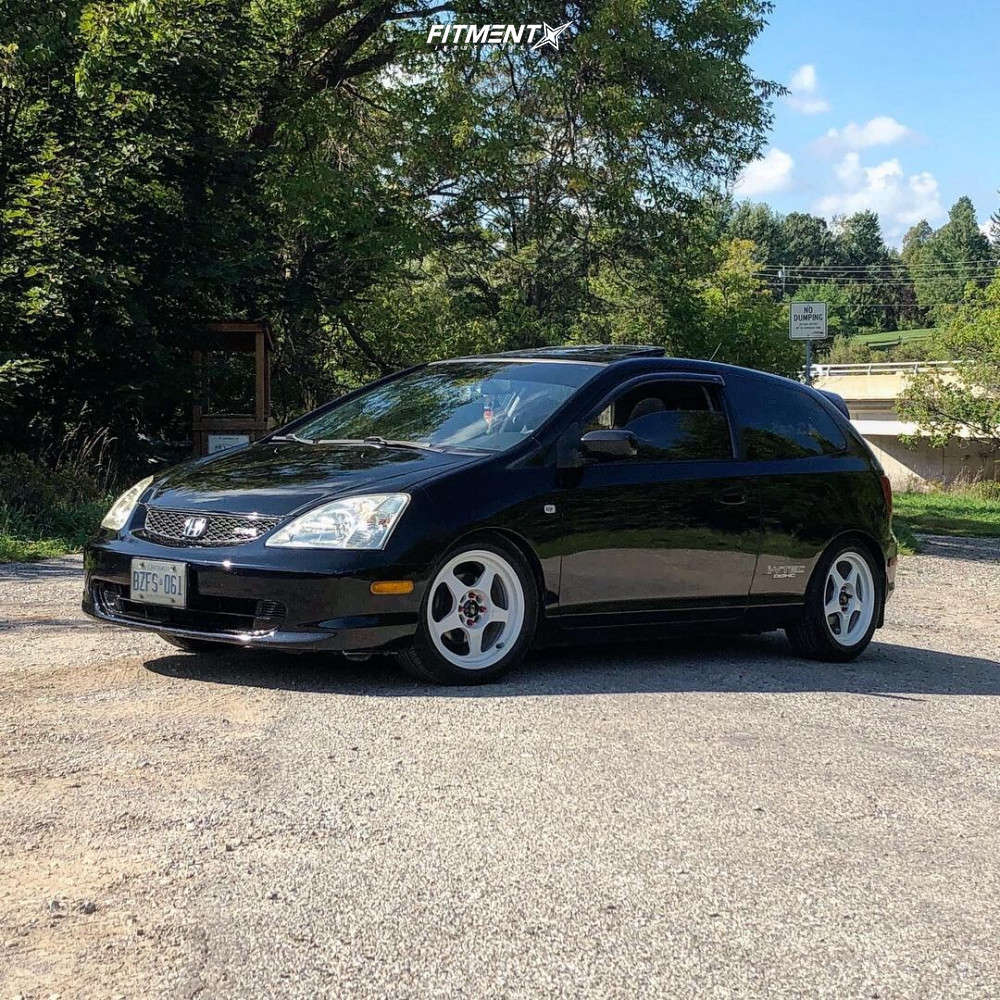2003 Honda Civic SiR with 16x7 Rota Slipstreams and Aelous 205x55 on ...