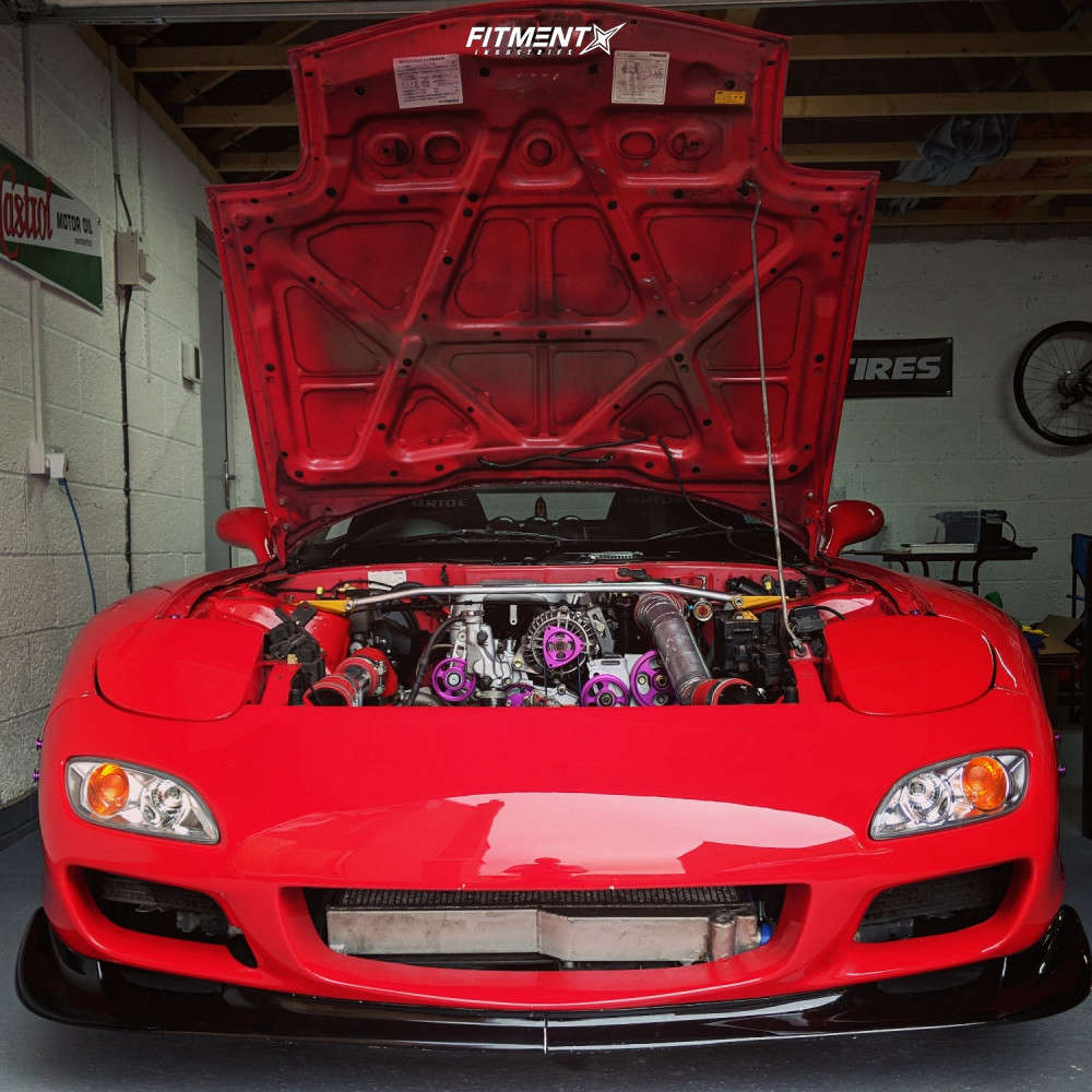 1994 Mazda RX-7 R2 with 18x9.5 Rota Gtr and Nankang 245x40 on Coilovers ...