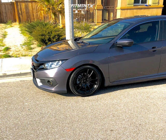 2017 Honda Civic LX with 18x8.5 AVID1 AV32 and Lexani 235x40 on ...