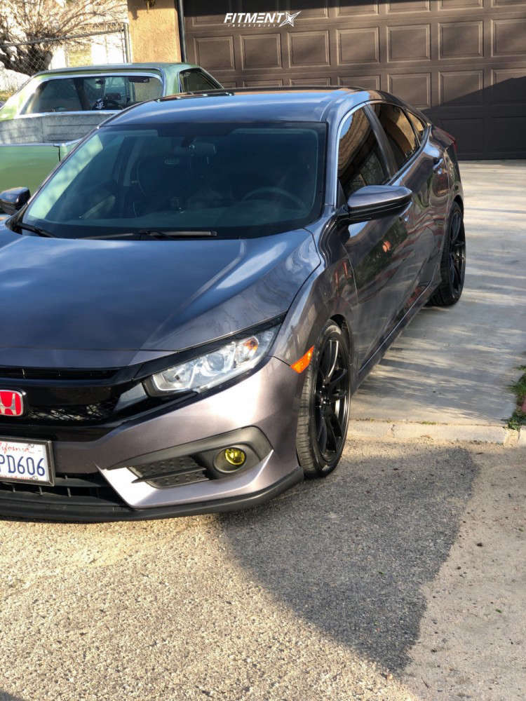 2017 Honda Civic LX with 18x8.5 AVID1 AV32 and Lexani 235x40 on ...
