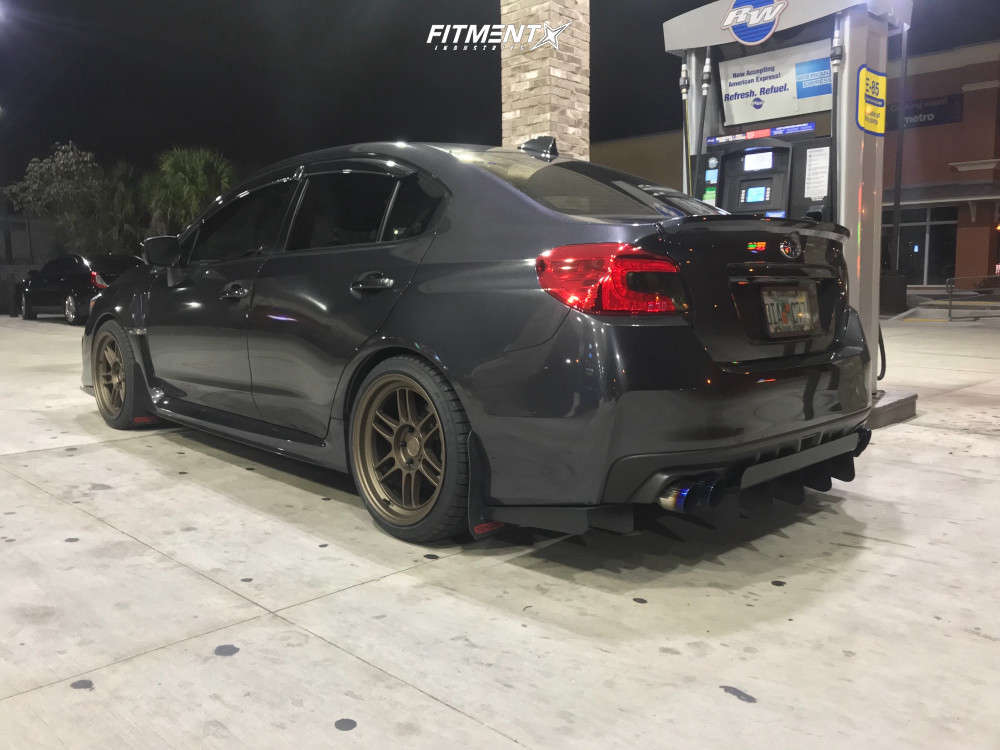 2018 Subaru WRX Base with 18x9.5 ESR Sr11 and Sumitomo 245x35 on ...