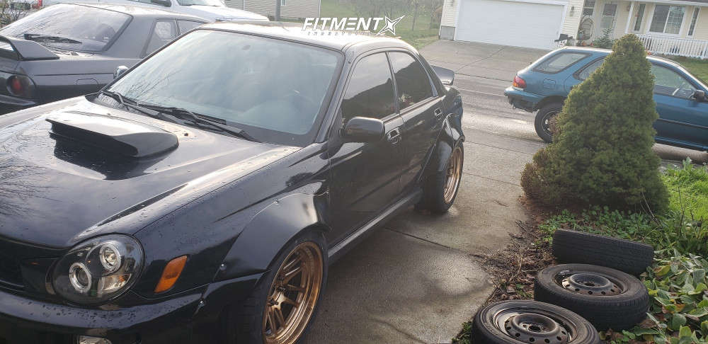 2002 Subaru WRX WRX with 18x11 Cosmis Racing XT-206R and Toyo Tires ...