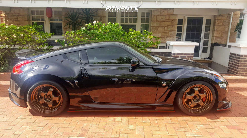 2015 Nissan 370Z Touring Sport with 19x9.5 Work Meister S1 3p and ...