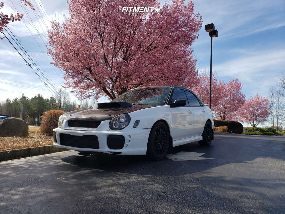 2002 Subaru WRX WRX with 18x9.5 AVID1 AV20 and Michelin 245x40 on ...
